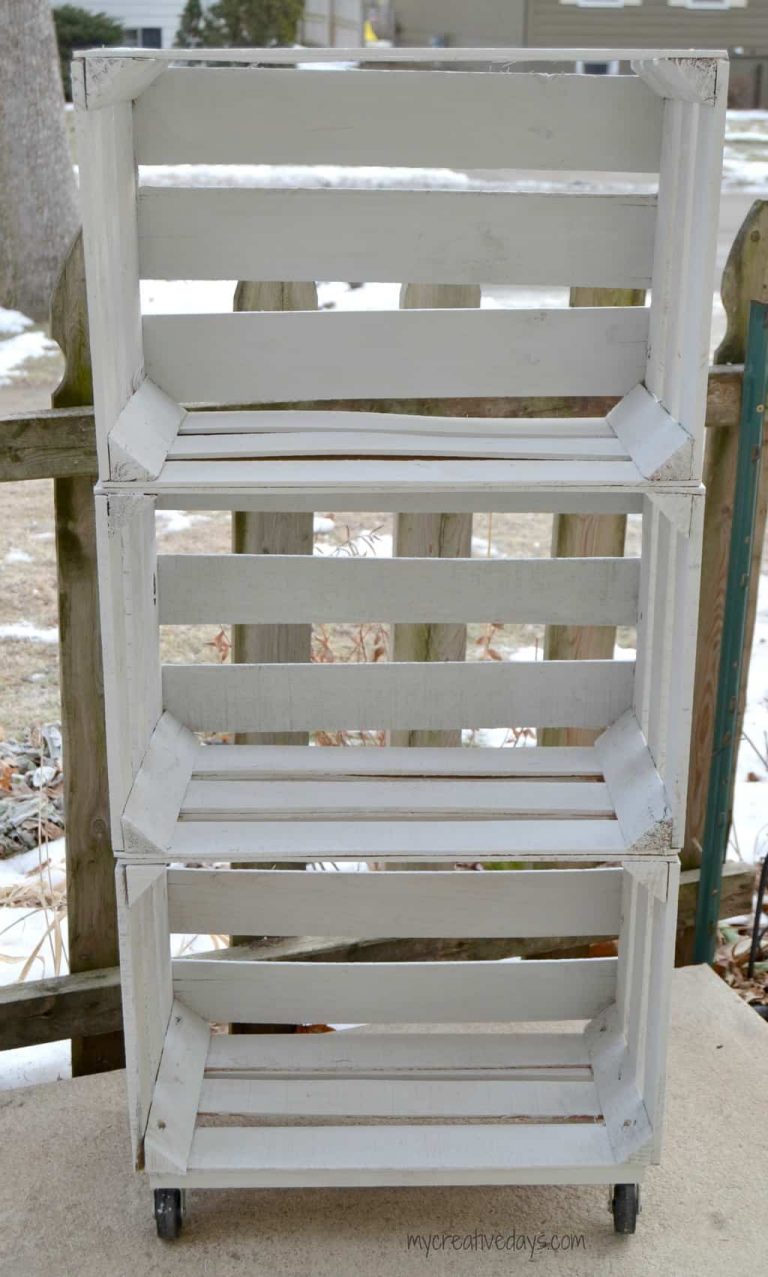 Make A DIY Wood Storage Crate To Organize Many Areas In Your Home