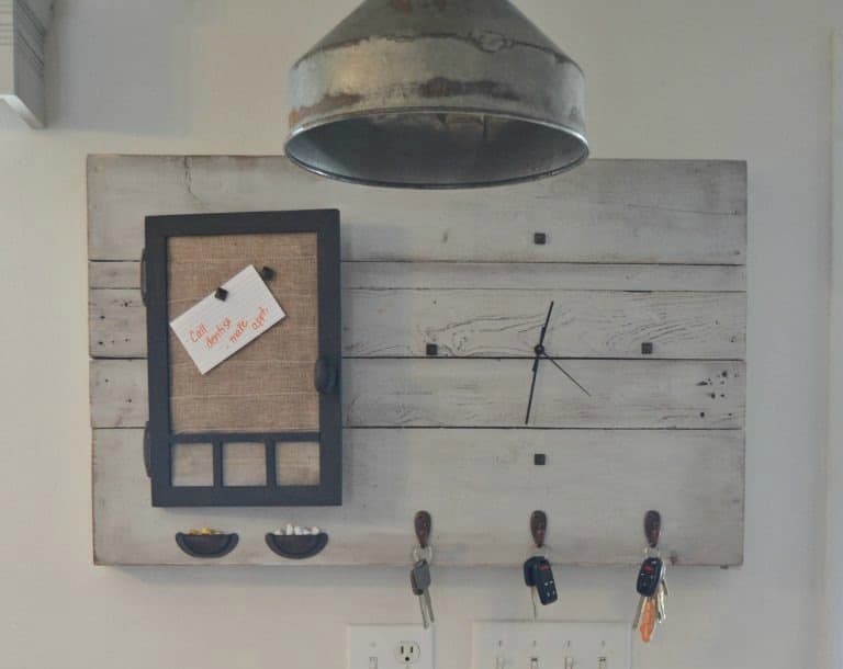 DIY Repurposed Message Center That Will Keep You Organized