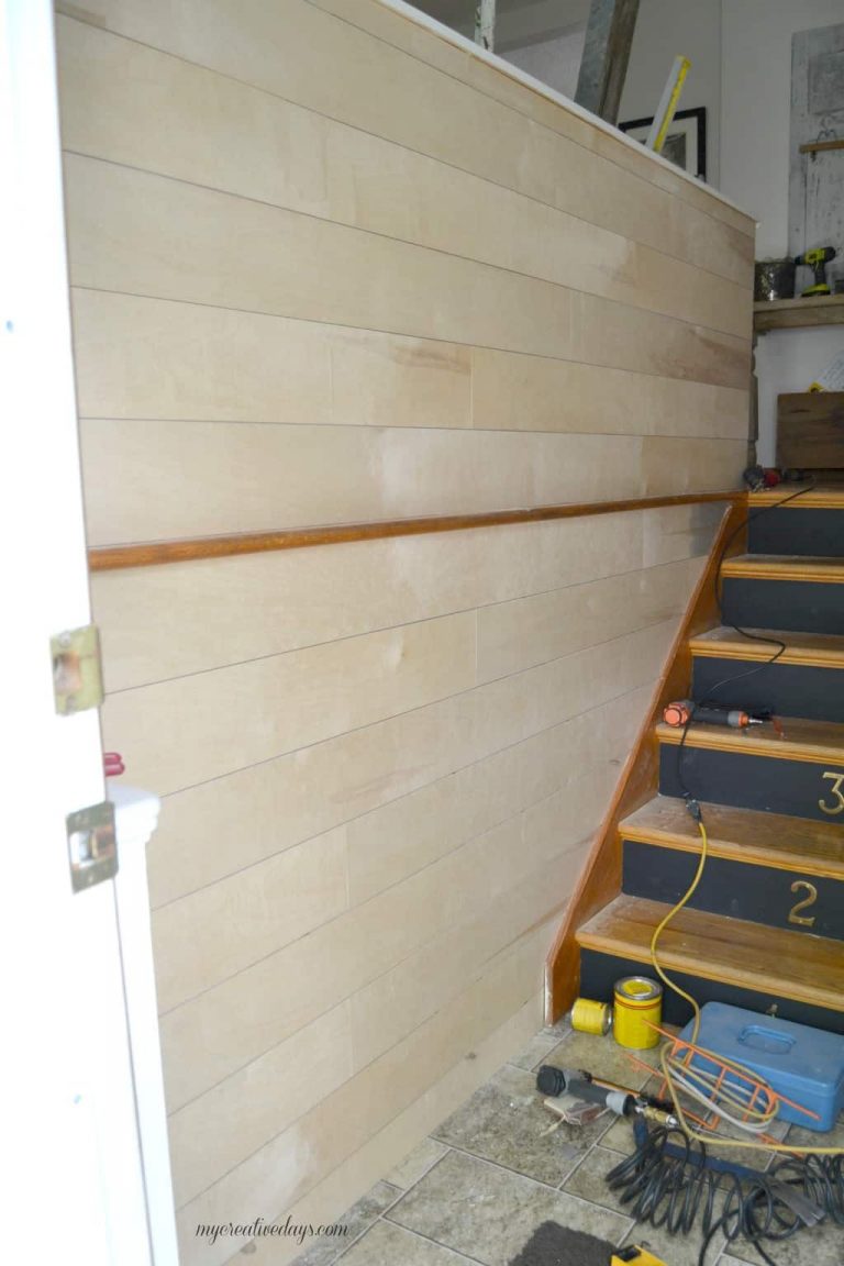 DIY Ship Lap Tutorial That Will Make a Big Impact Without A Lot of Money!