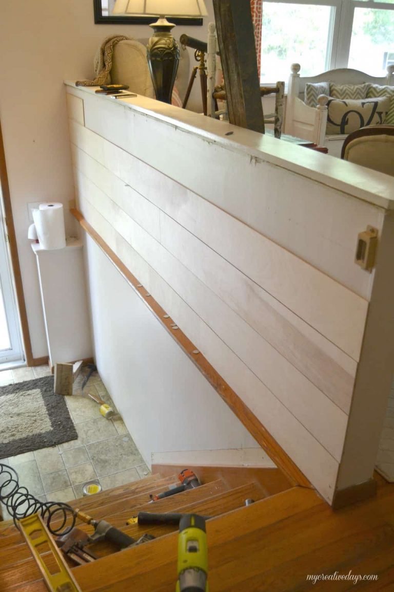 DIY Ship Lap Tutorial That Will Make a Big Impact Without A Lot of Money!