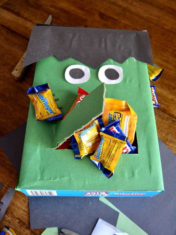 Frankenstein Candy Dispenser To Hold Your Halloween Candy This Year!