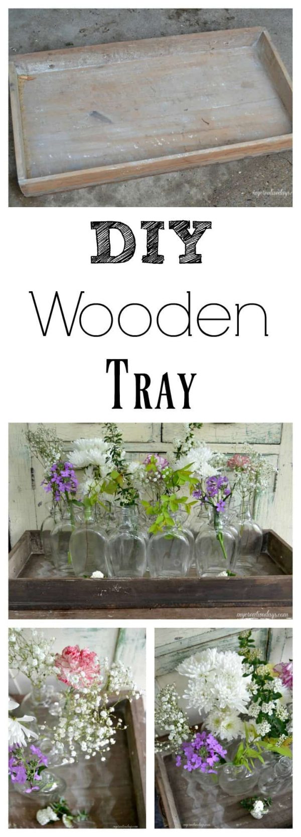 DIY Wooden Tray Made From A Repurposed Drawer
