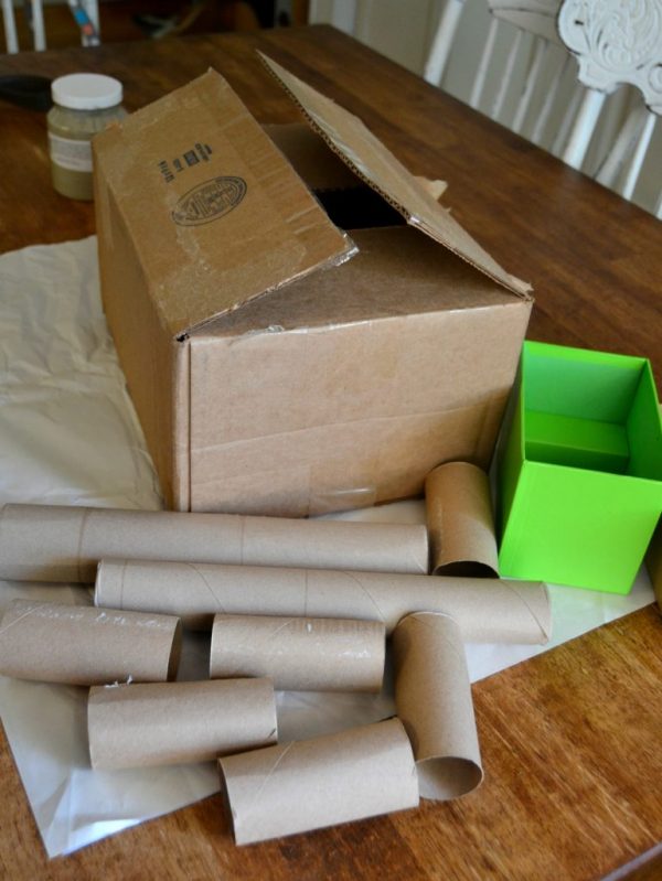 Waste Material Craft Ideas For Kids: Make A Homemade Castle