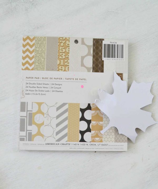 DIY Fall Decor: Paper Leaf Wreath - My Creative Days