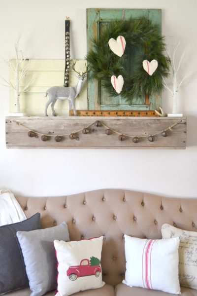 DIY Farmhouse Christmas Decor From A Dropcloth - My Creative Days