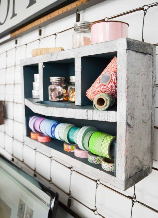 Craft Box DIY Made From A Wood, Vintage Tool Box!