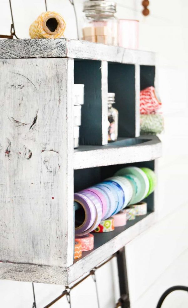 Craft Box DIY Made From A Wood, Vintage Tool Box!