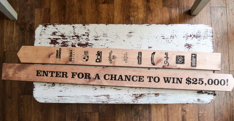 DIY Fall Sign Made From Grocery Store Dumpster Find - My Creative Days