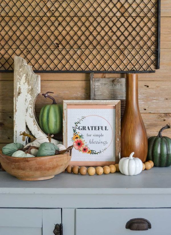 Free Fall Printable: Grateful For Simple Blessings - My Creative Days