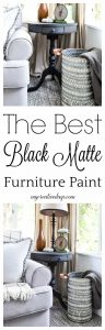 The Best Black Matte Furniture Paint - My Creative Days