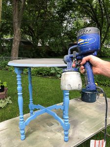 Round End Table Makeover - Thrift Store To Beautiful Table
