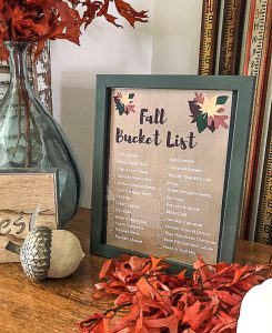Unique Bucket List Ideas For Fall {Free Printable} - My Creative Days