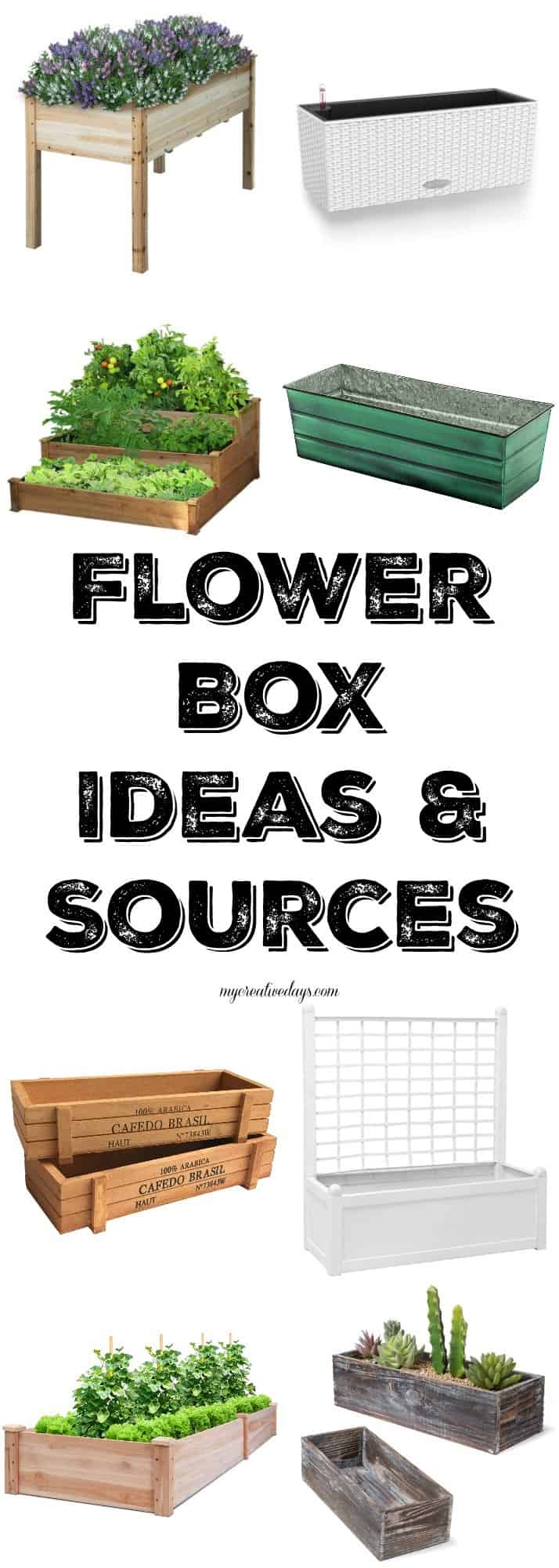 Flower Box Ideas & Sources For Spring And Summer - My Creative Days