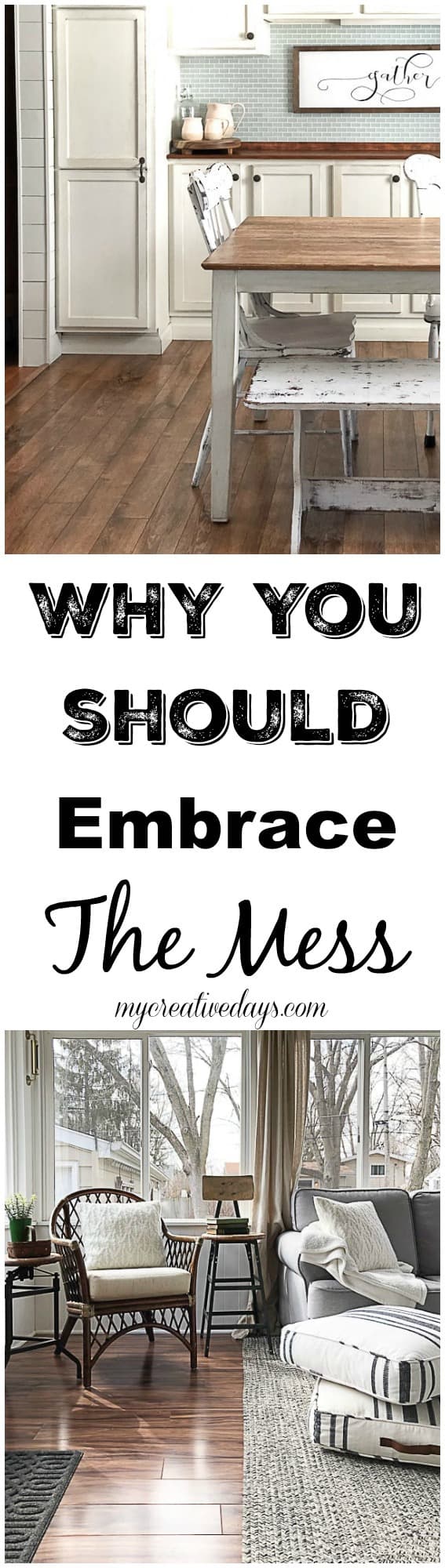 Embrace The Mess – From A Cleanoholic - My Creative Days