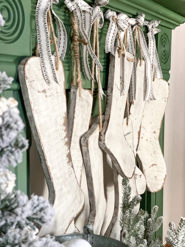 DIY Wood Christmas Stockings - My Creative Days