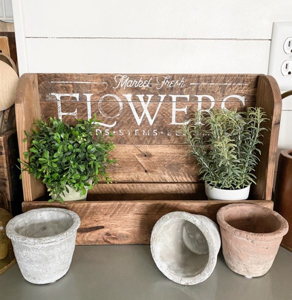 DIY Flower Boxes With Chalk Couture - My Creative Days