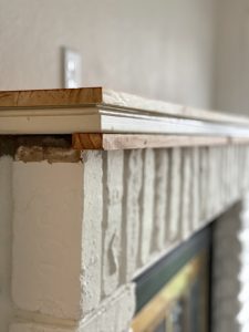 How To Make A Mantel With Only Two Boards - My Creative Days