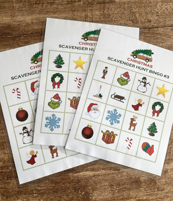 Christmas Lights Bingo Game The Family Will Love - My Creative Days