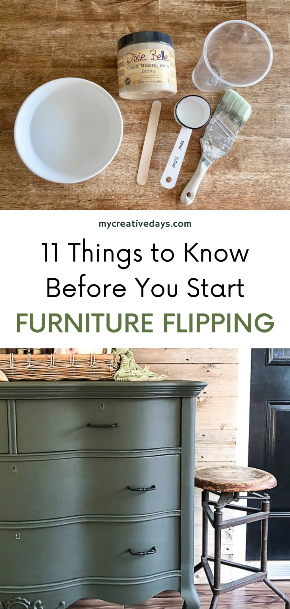 11 Things To Know Before You Start Flipping Furniture - My Creative Days