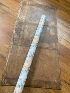 Bookcase Makeover With Paint and Wrapping Paper - My Creative Days