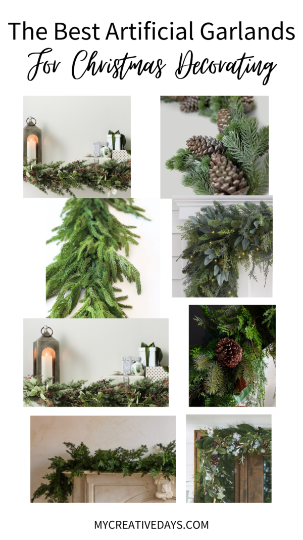 The Best Artificial Garlands For Christmas Decorating - My Creative Days