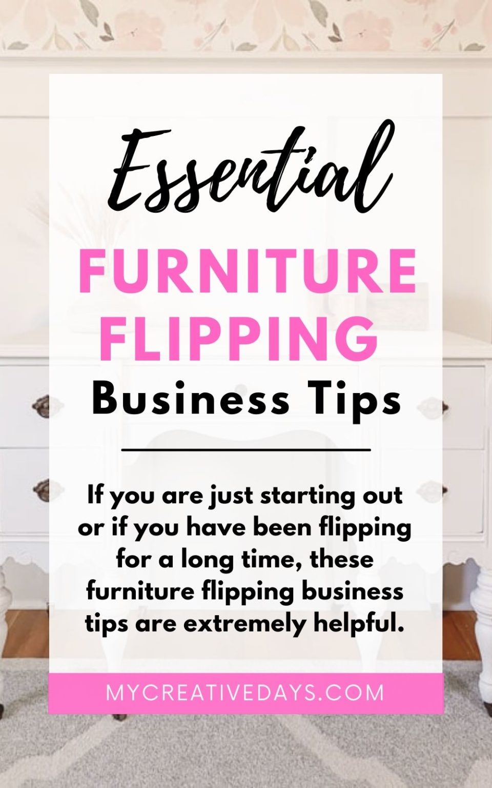 Furniture Flipping Business Tips - My Creative Days