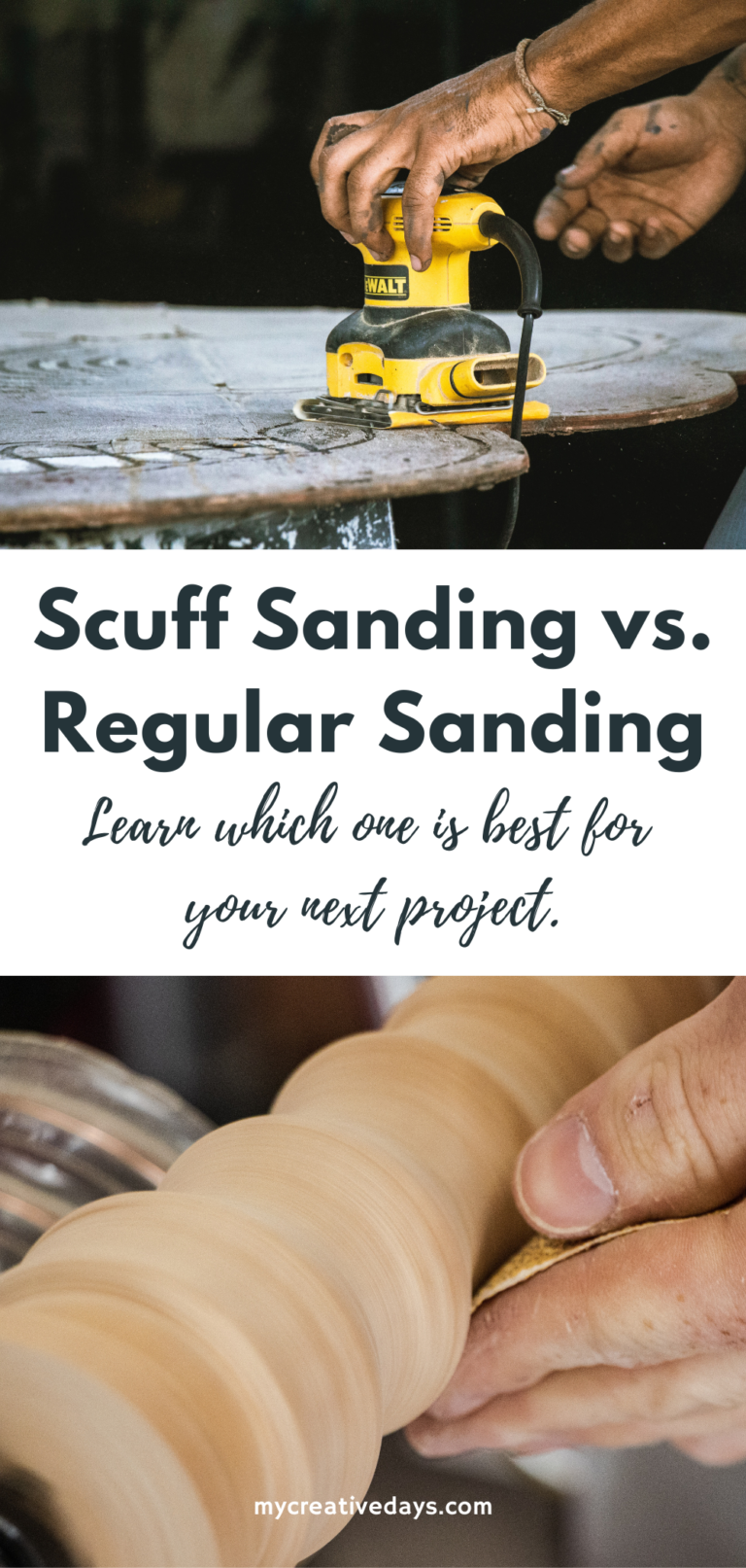 Scuff Sanding vs. Regular Sanding - My Creative Days