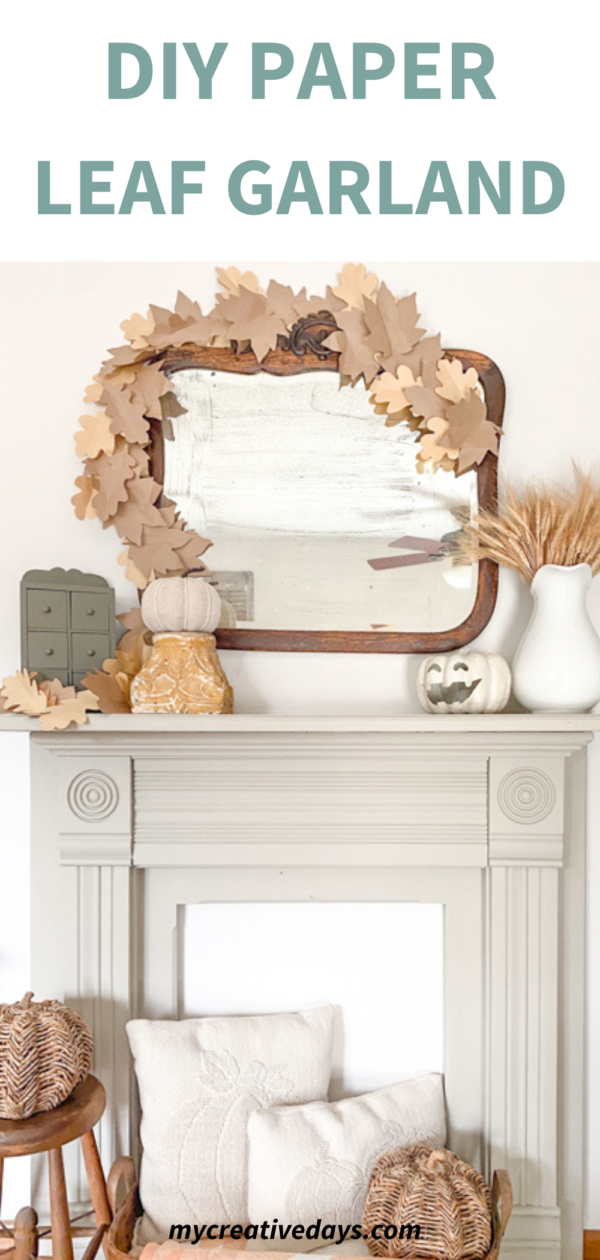 DIY Paper Leaf Garland - My Creative Days