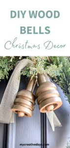 DIY WOOD BELLS FOR CHRISTMAS DECOR - My Creative Days