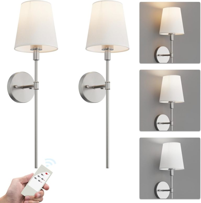 The Best Battery Operated Sconces - My Creative Days