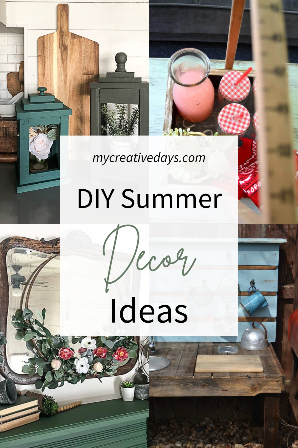DIY Summer Decor Ideas - My Creative Days