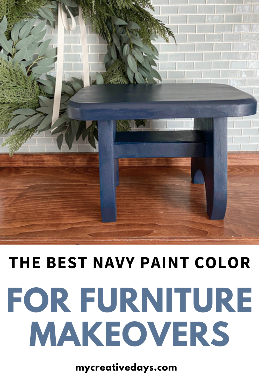 Best Navy Paint Color For Furniture Makeovers - My Creative Days