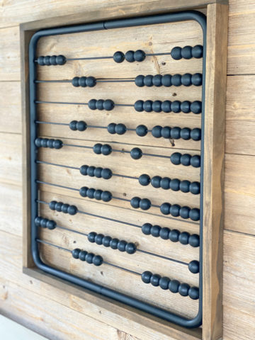 DIY Abacus Wall Art - My Creative Days
