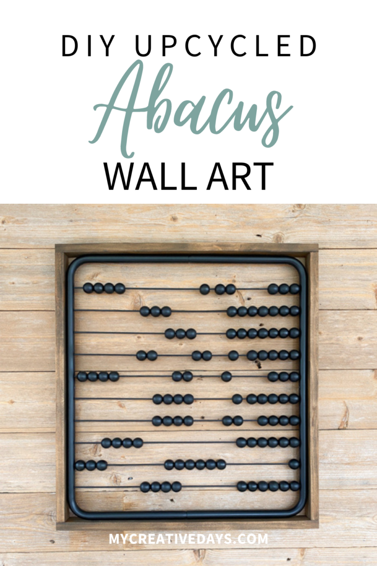 DIY Abacus Wall Art - My Creative Days
