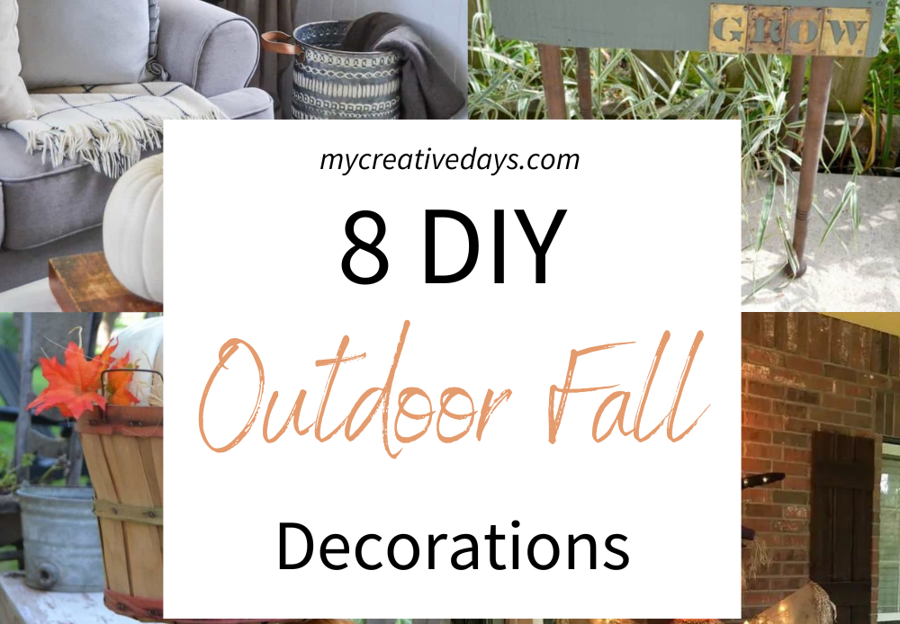 DIY Outdoor Fall Decorations - My Creative Days
