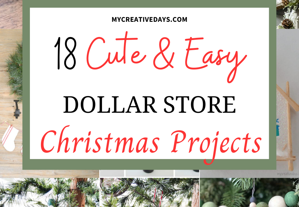 Dollar Store Christmas Projects - My Creative Days