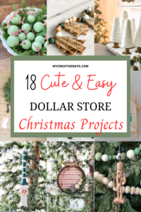 Dollar Store Christmas Projects - My Creative Days