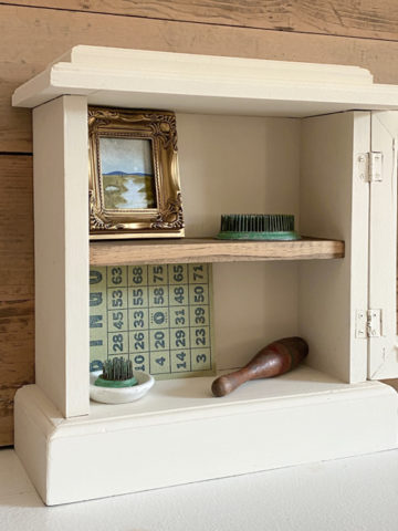 Repurposed Clock Cabinet - My Creative Days