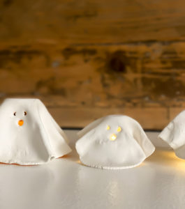 DIY Clay Tea Light Ghosts: Easy & Adorable Halloween Decor! - My ...