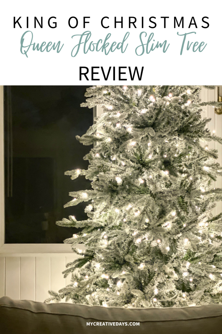 King of Christmas Flocked Tree Review - My Creative Days