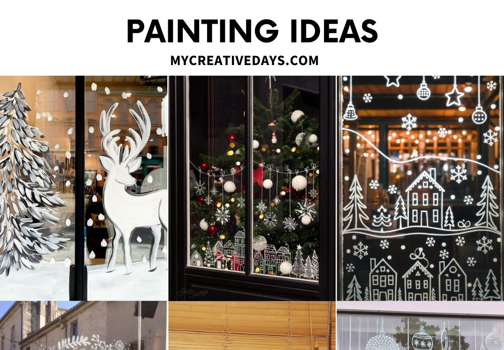 Christmas Window Painting Ideas: Easy Ways to Decorate Your Windows for ...