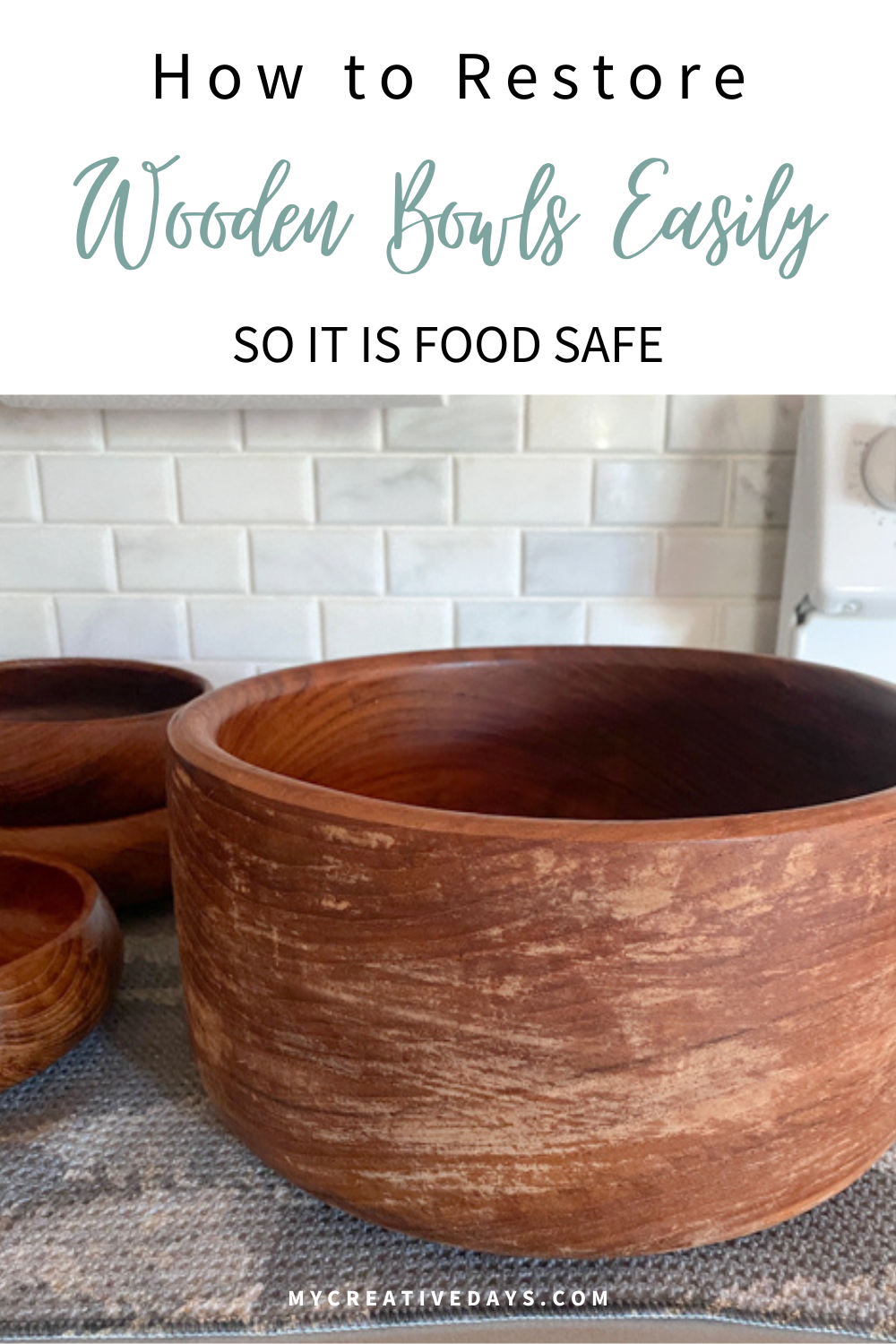 How to Restore Thrifted Wooden Bowls Easily Without Sanding - My ...