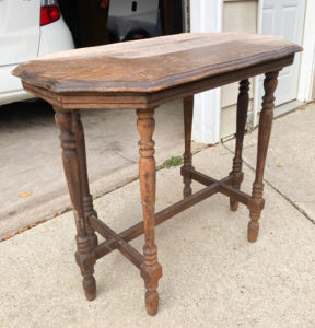 Antique Side Table Makeover DIY - My Creative Days