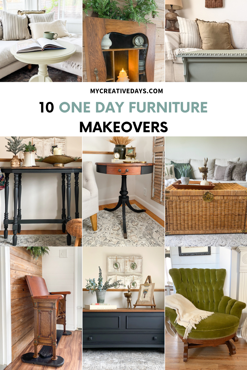 One Day Furniture Flips: 10 Projects You Can Finish Fast - My Creative Days